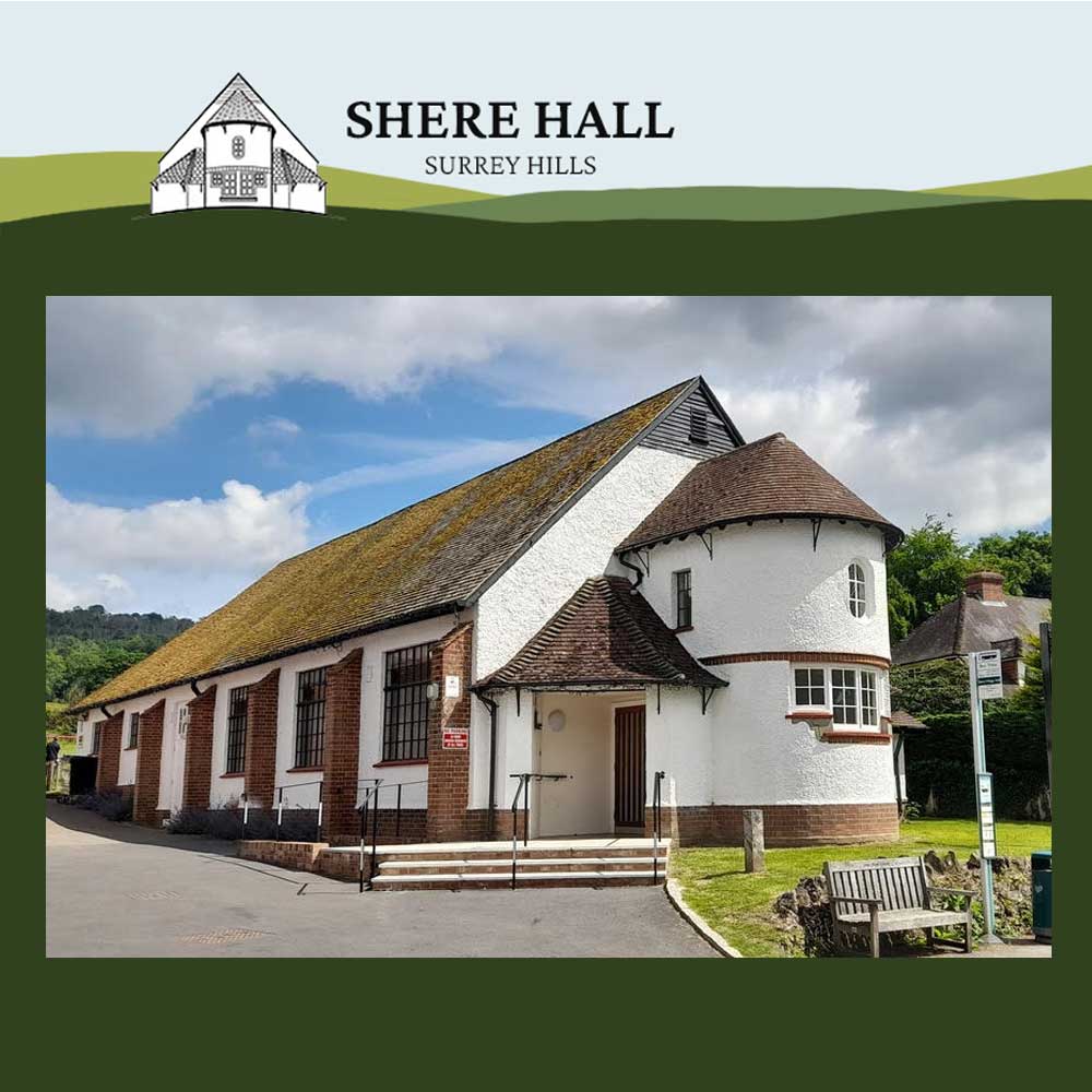 Facilities at Shere Hall - Hall hire for parties, events, weddings